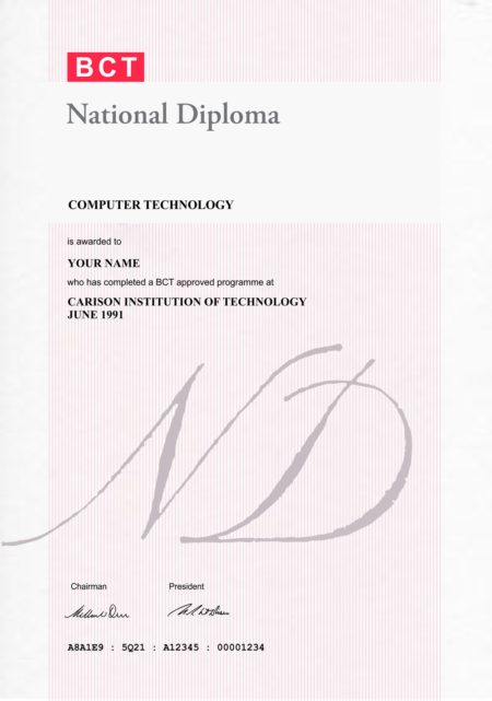 Fake Computer Programmer Certificcates